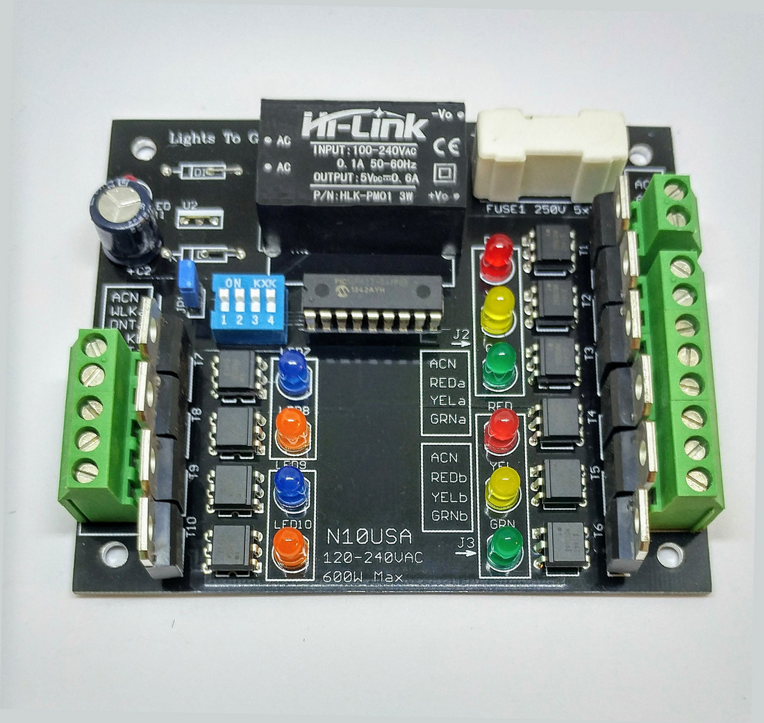 AC 4-Way Signal Control w/Peds N10 - Intersection Controller | Lights To Go