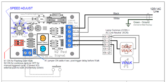 Pedestrian Controller - Model N2 | Lights To Go